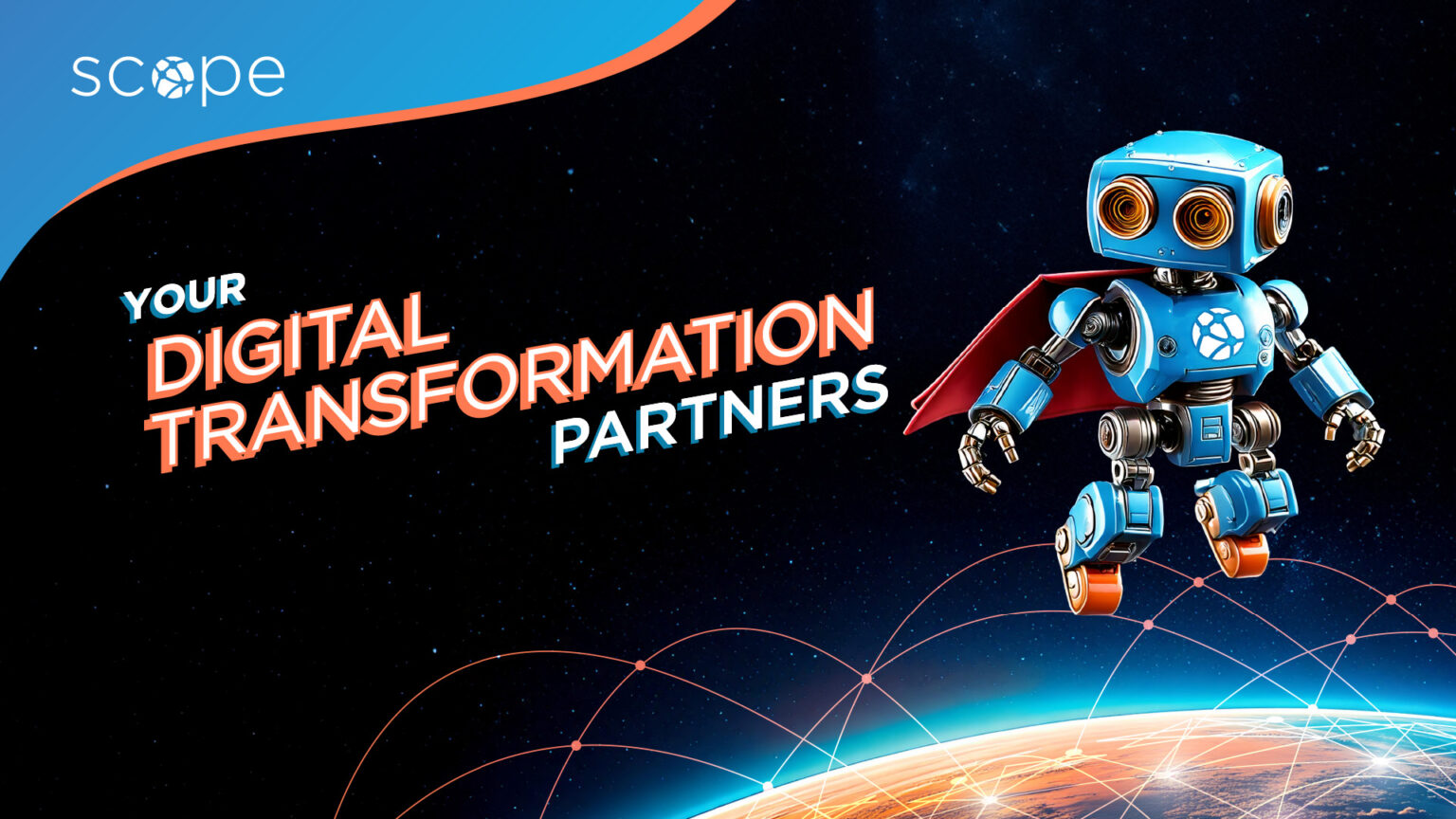 Scope unveils new mascot, guiding your digital transformation journey with AI - Scope Solutions